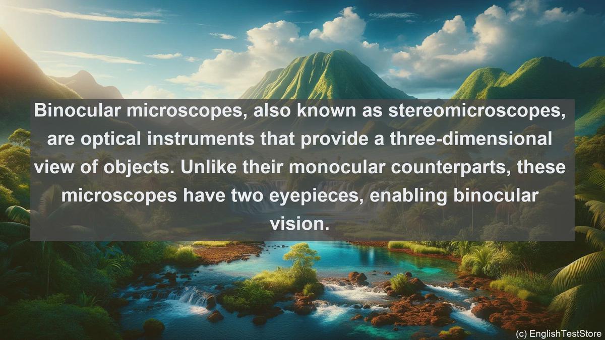 Parts of a Compound Microscope